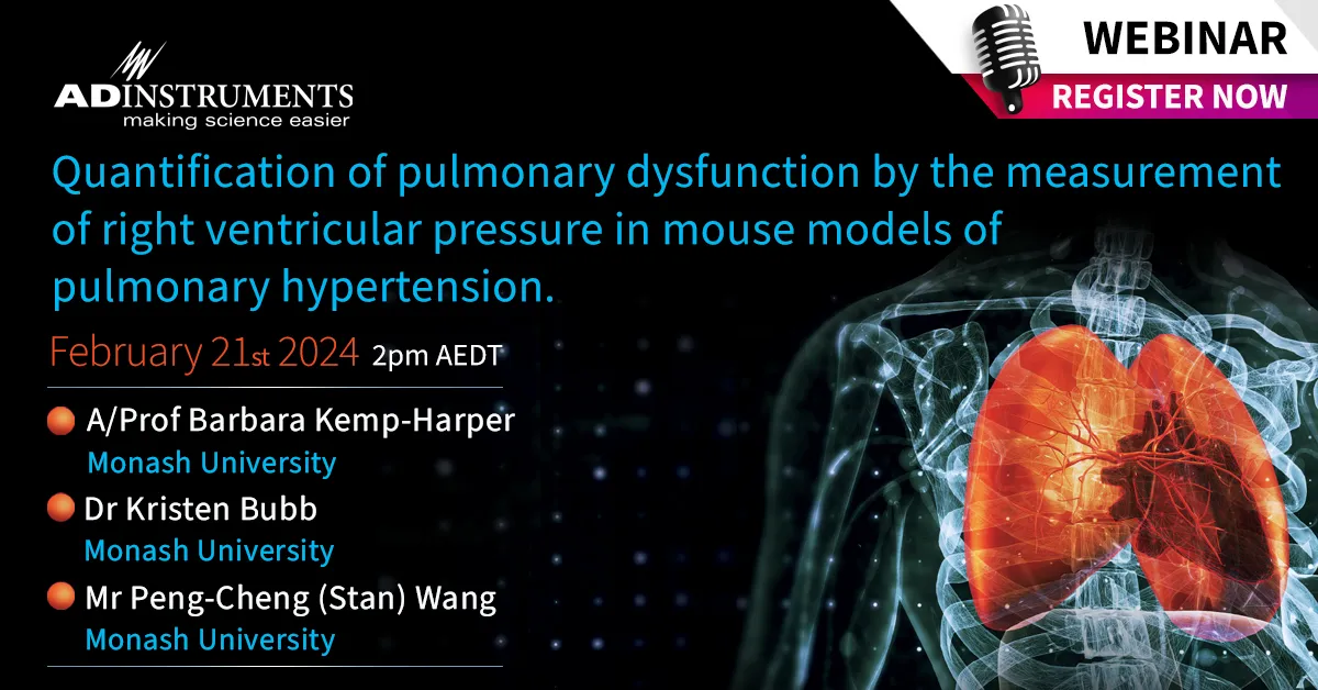 Webinar: Quantification of pulmonary dysfunction by the measurement of right ventricular ...